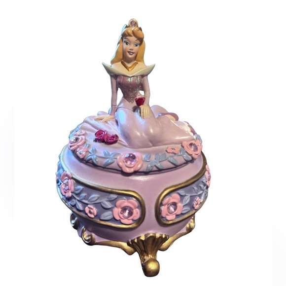 Disney | Other | Disney Sleeping Beauty Princessaurora Figure Trinket ...